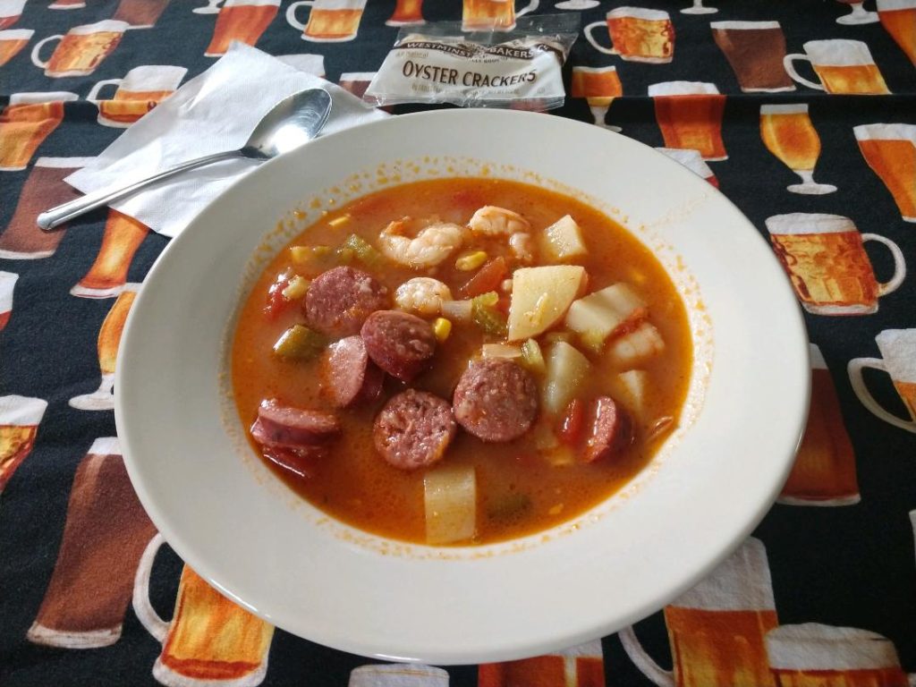 Shrimp Boil Soup – Elwoods Pub